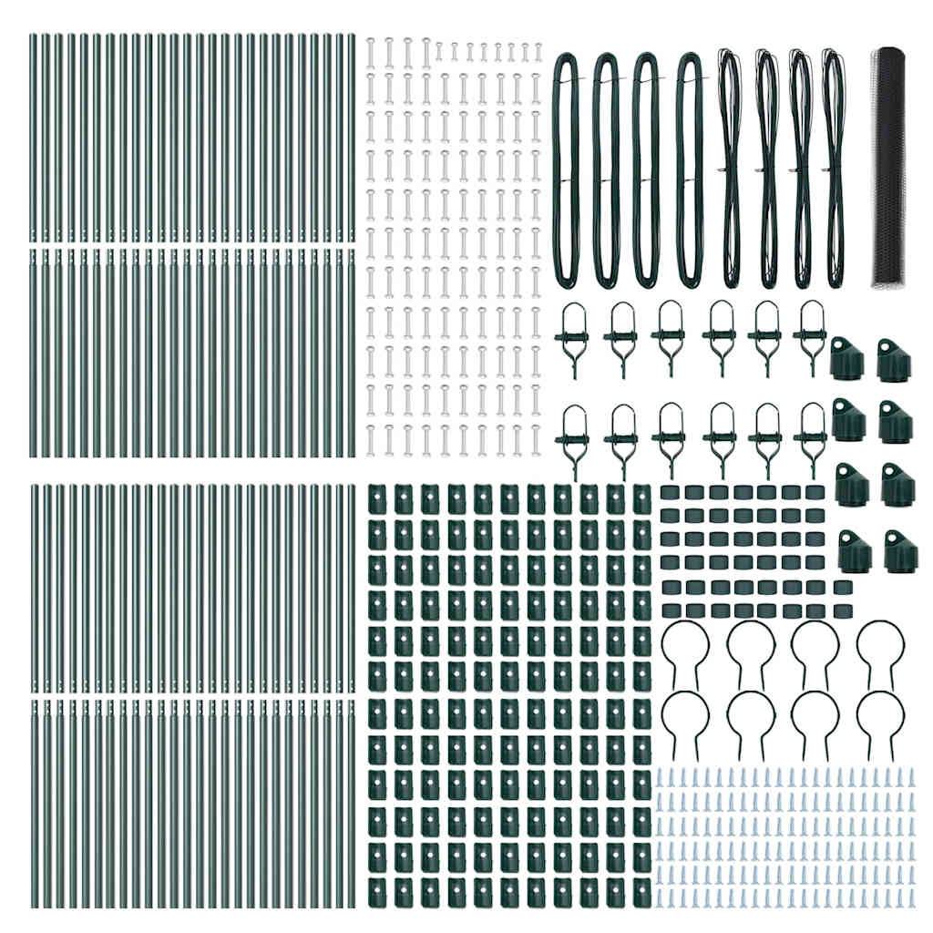 Poteau clôture acier PVC gris 100 x 1,2 x 0,6 cm, Poids :94.55kg ...