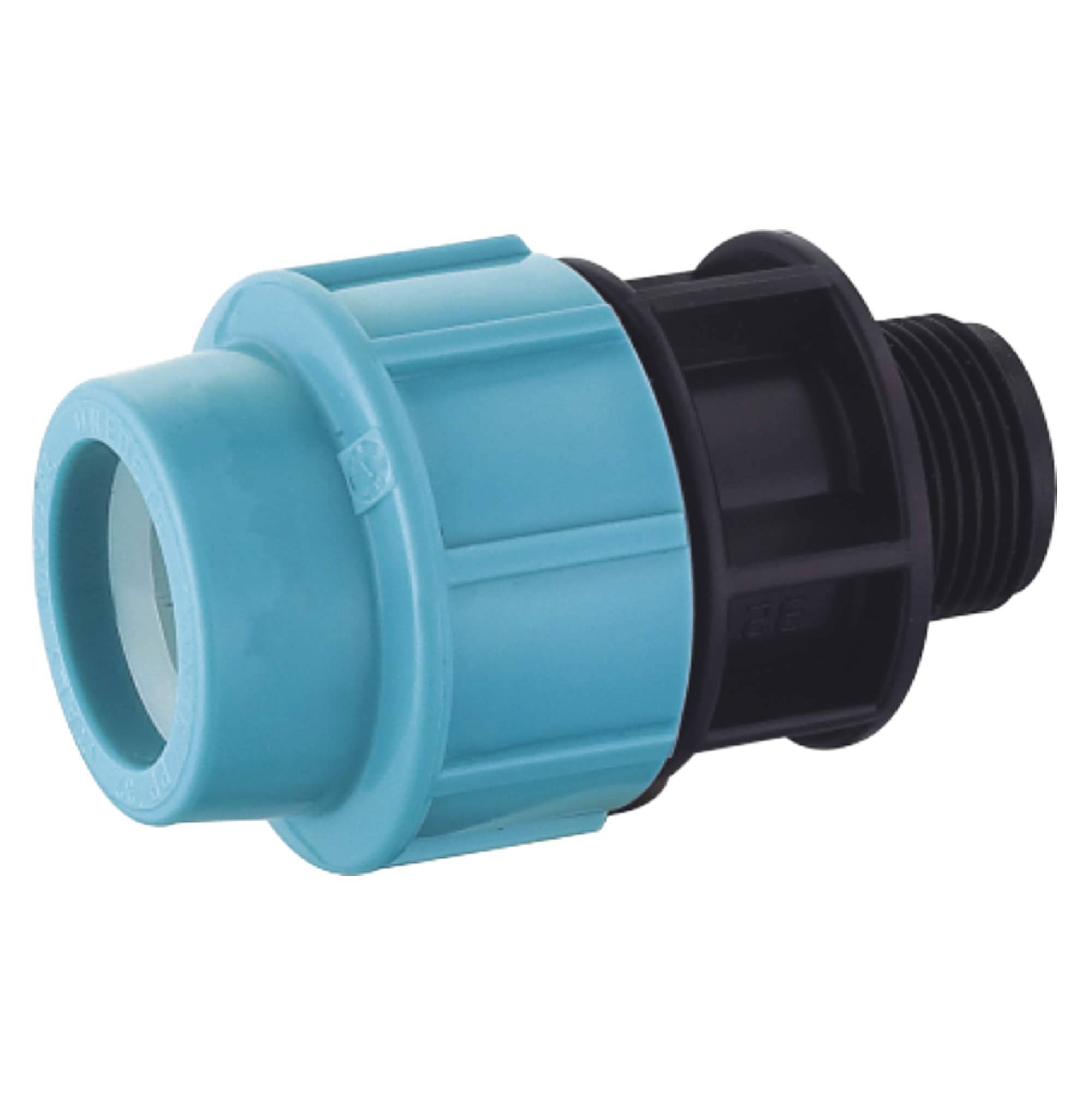 Raccord Compression Jardibric PN16 en Polypropylène Mâle 20/20x27 ...