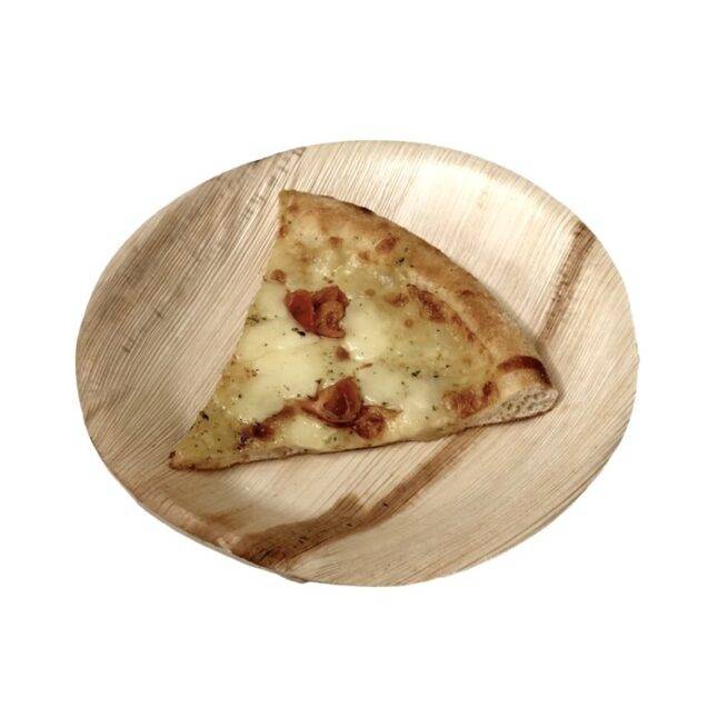 Assiette Creuse en Feuille de Palmier 18 cm - SDG Lot de 100 - Gamm vert