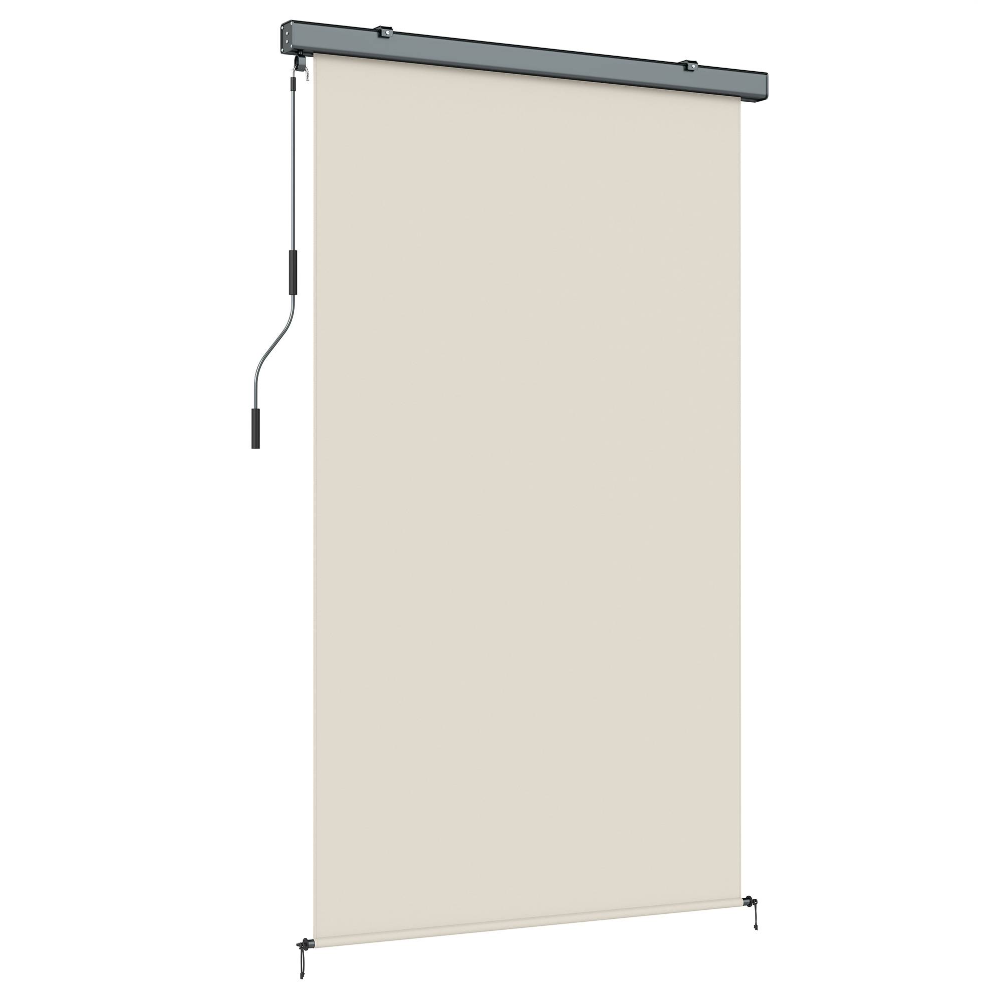 Store enrouleur vertical polyester balcon brise-vue anti-UV cassette ...