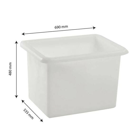 Bac Grand Volume Blanc - Gilac - - Gamm vert