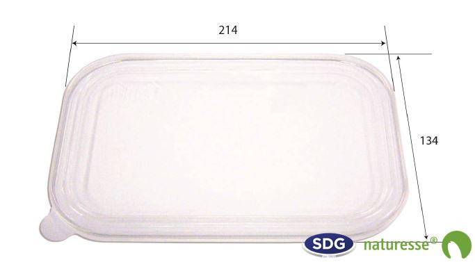Couvercle en PLA Biodégradable Transparent pour Barquette 13049 - SDG ...