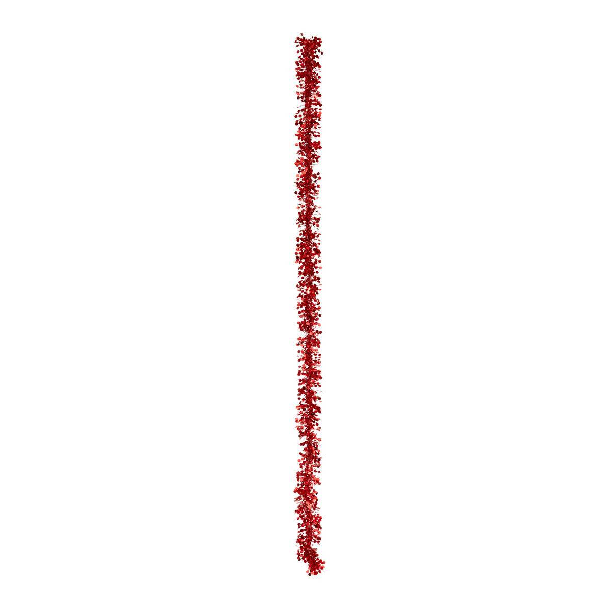 Guirlande brins fins hexagones 10cmx2m 6 plis rouge FEERIC LIGHTS ...