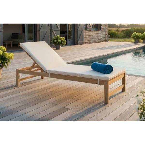 Transat Bain de soleil - Proloisirs - Balito - Châssis en acacia FSC ...
