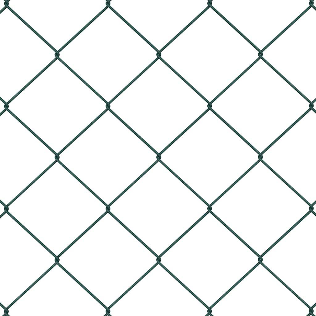 Poteau de clôture acier PVC vert 2500 x 3,2 x 60 cm, Poids :33.9kg ...