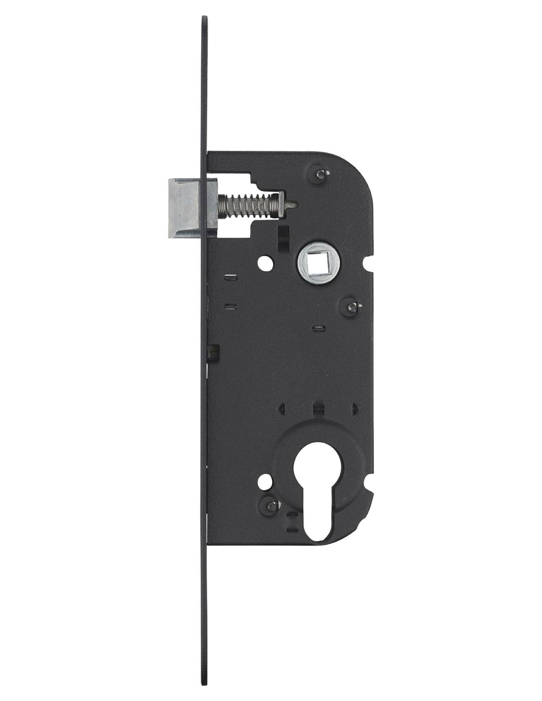Boitier de serrure encastrable à cylindre pour porte d'entrée, axe 40mm ...