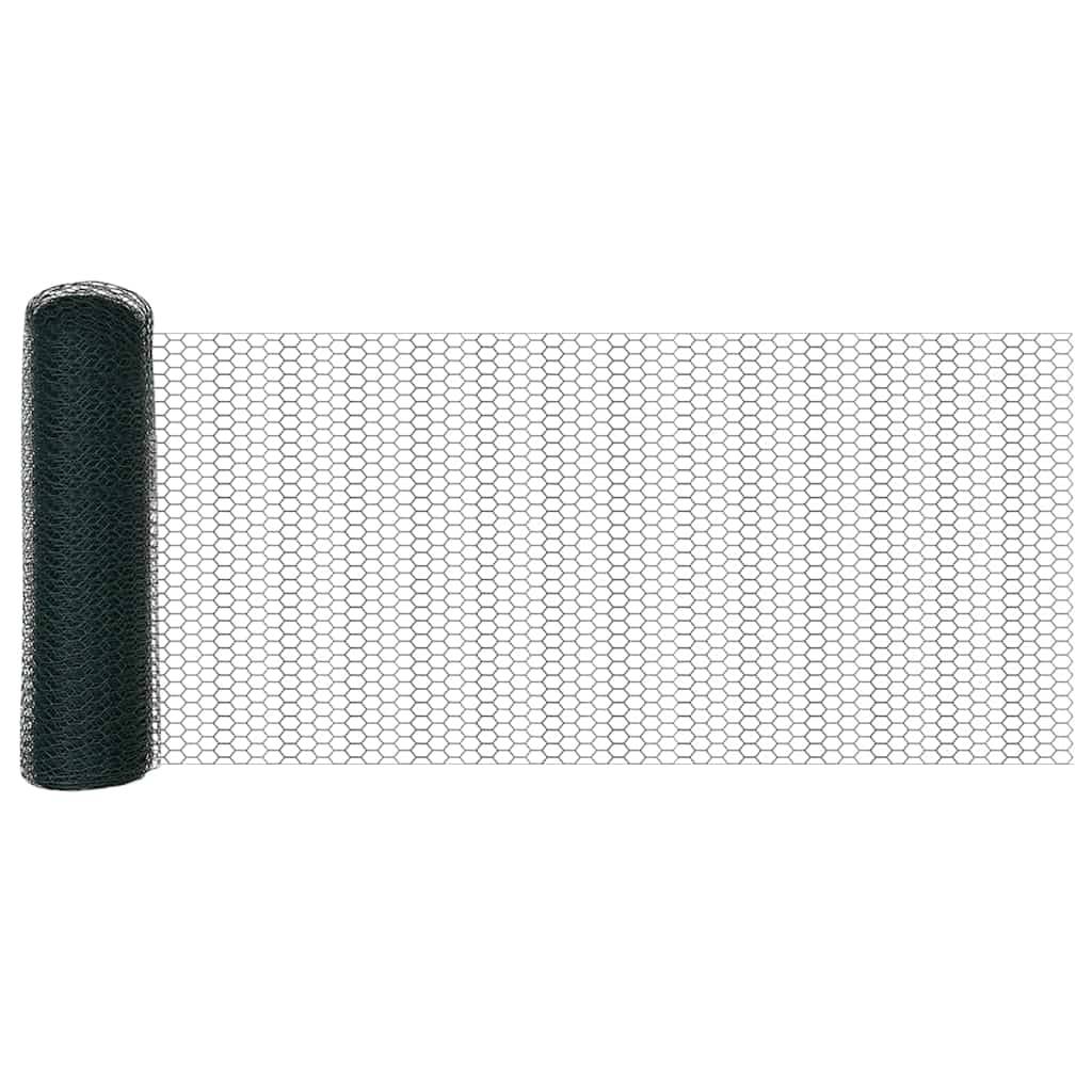 Poteau de clôture acier PVC vert 1000 x 3.2 x 40 cm, Poids :7.95kg ...