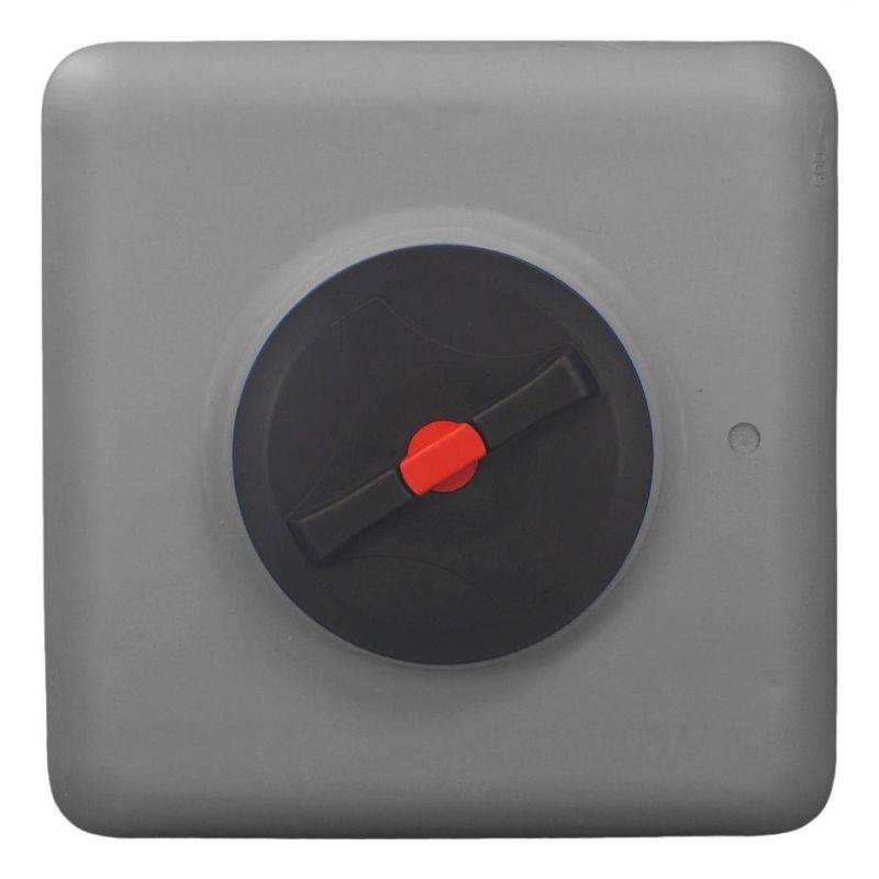 Cuve récupération eau de pluie 500L - Réservoir aérien cubique Gris ...