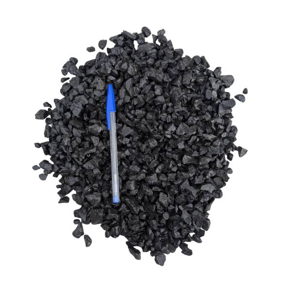 Kit allée piétonne Gravier Noir basalt 6/14 - 60 m² - Gamm vert