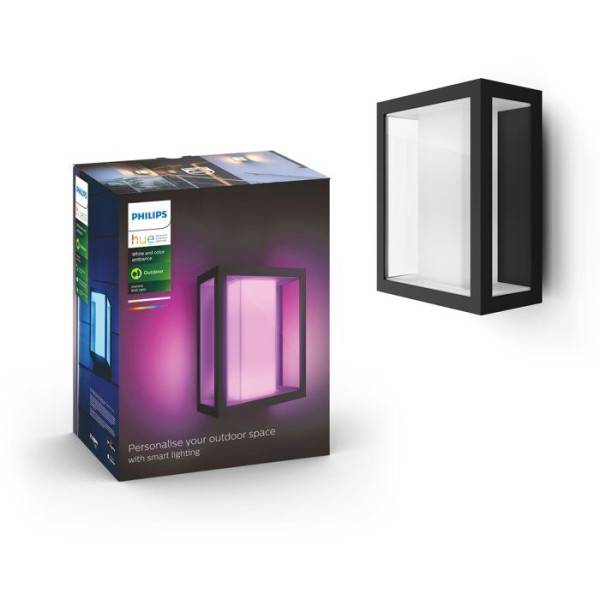 Applique murale - PHILIPS HUE - Impress - Lumiere blanche et colorée ...