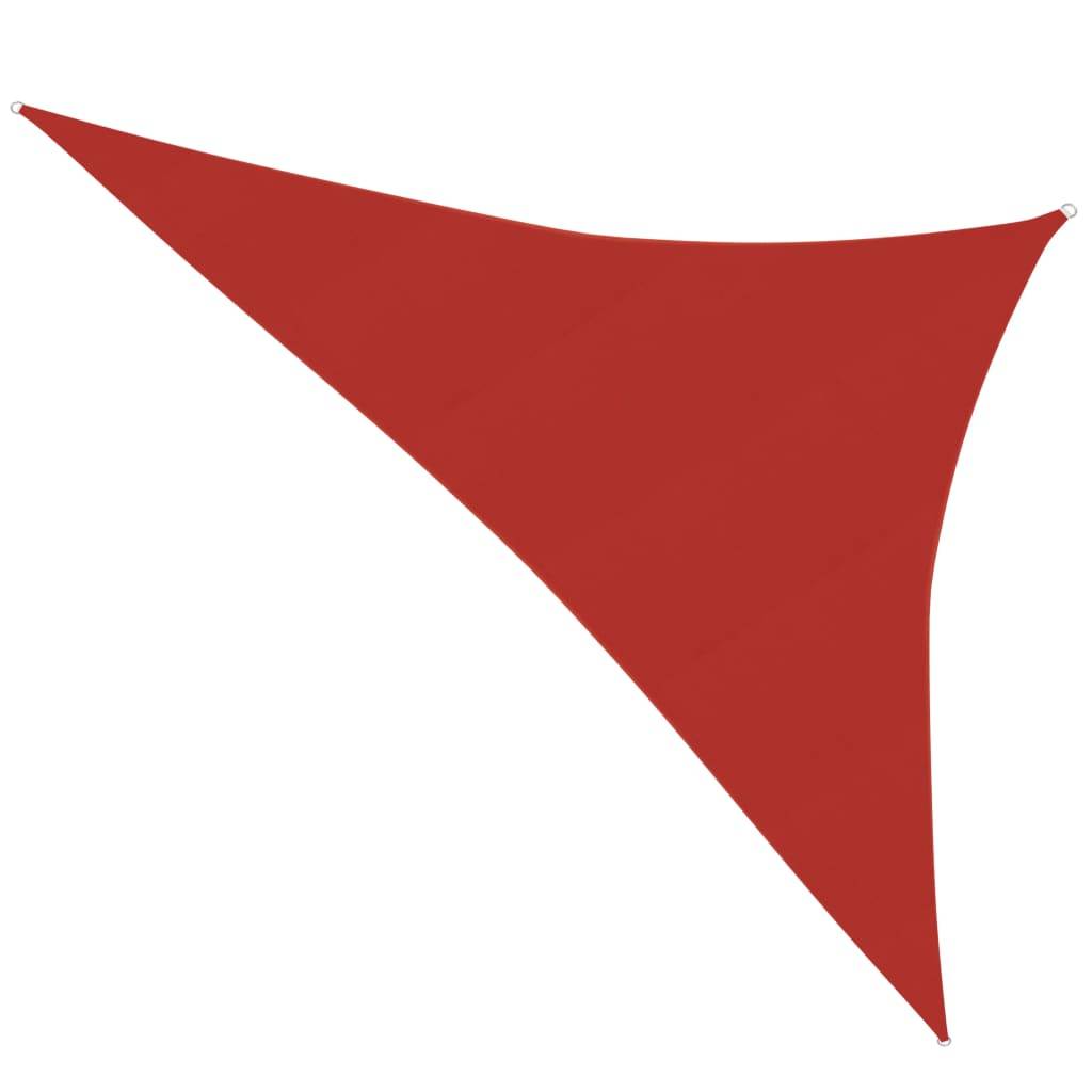 Voile d'ombrage 160 g/m² rouge 3 x 4 x 5 m PEHD - Gamm vert