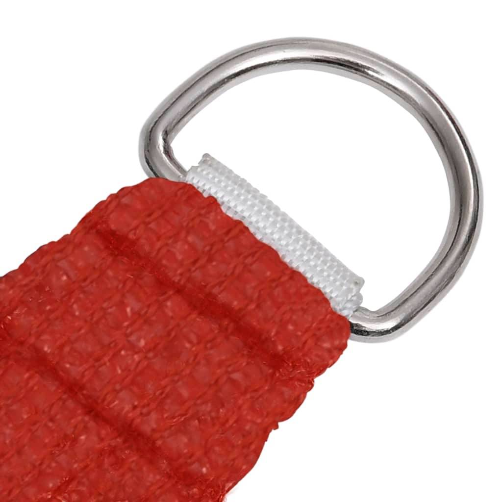 Voile d'ombrage 160 g/m² rouge 3 x 4 x 5 m PEHD - Gamm vert