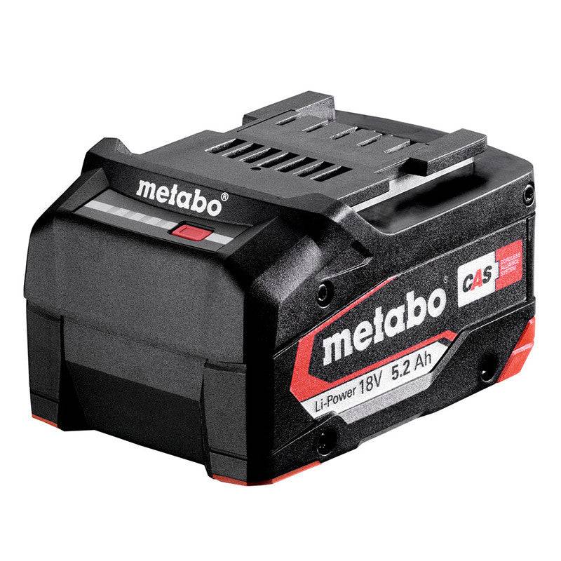 6 Batteries METABO 625152000 Li-Power 18V 5,2 Ah Metabo - Gamm vert