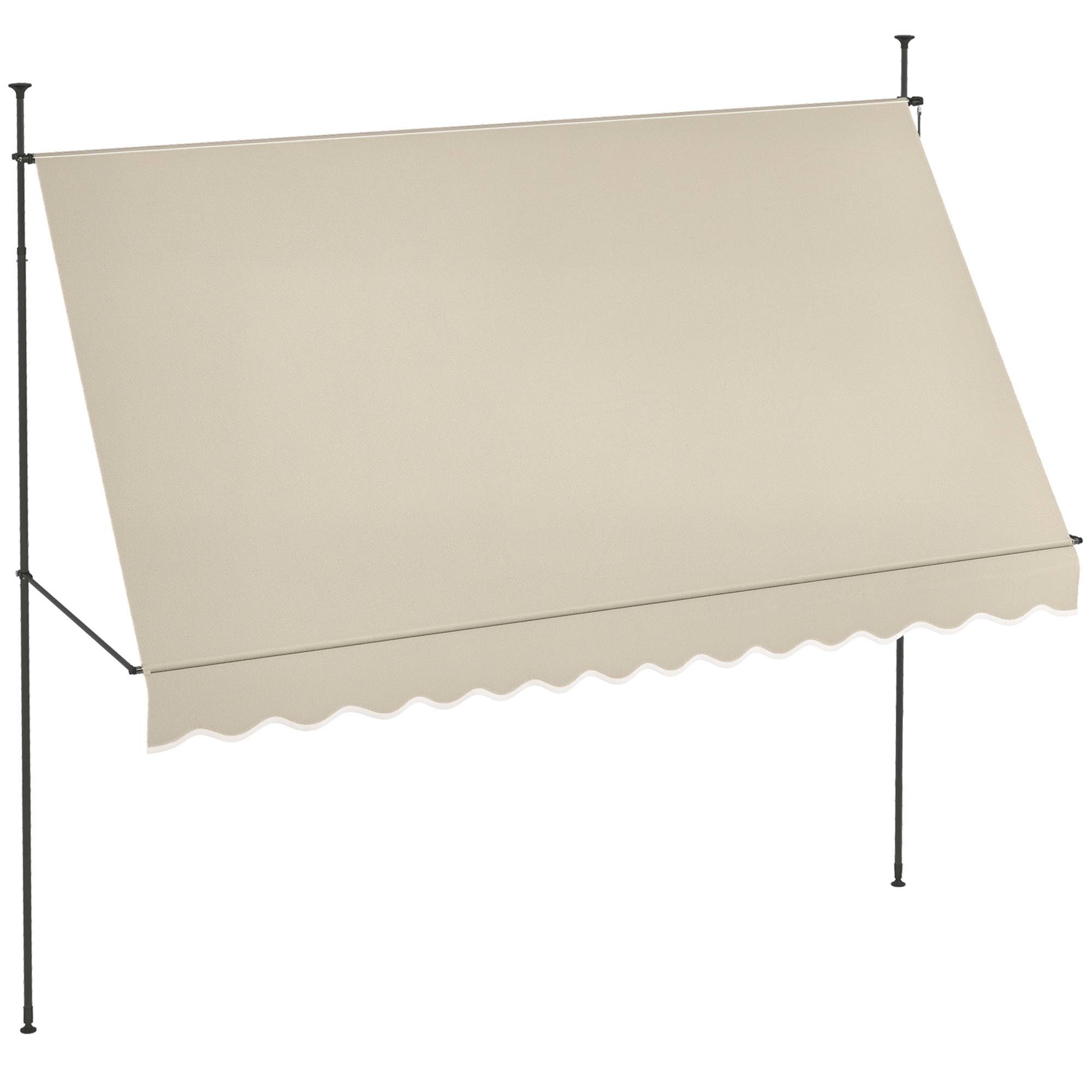 Store banne autoportant manuel rétractable 3,5L x 1,2l x 2,1-3H m ...