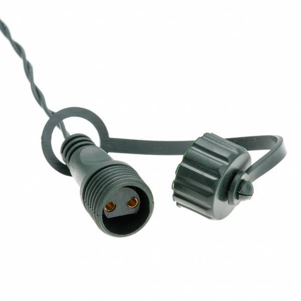 Filet lumineux 2X1M 120 LED ambré prolongeable 31V câble vert IP44 ...