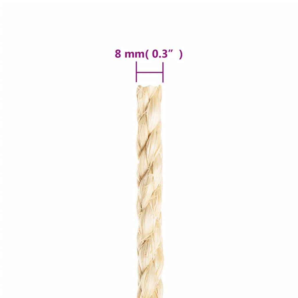 Corde 100 % sisal 8 mm 50 m Maison Chic - Gamm vert