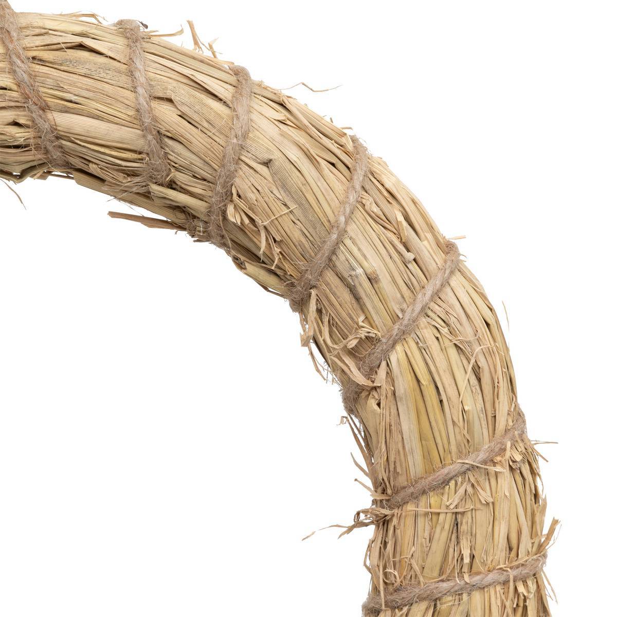 Couronne paille D.25cm naturel ATMOSPHERA CREATEUR D'INTERIEUR - Gamm vert