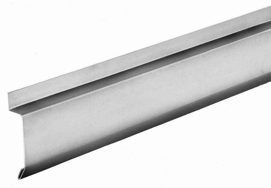 Bande de solin à biseau VM Building - zinc naturel - dév. 100 mm - côte ...