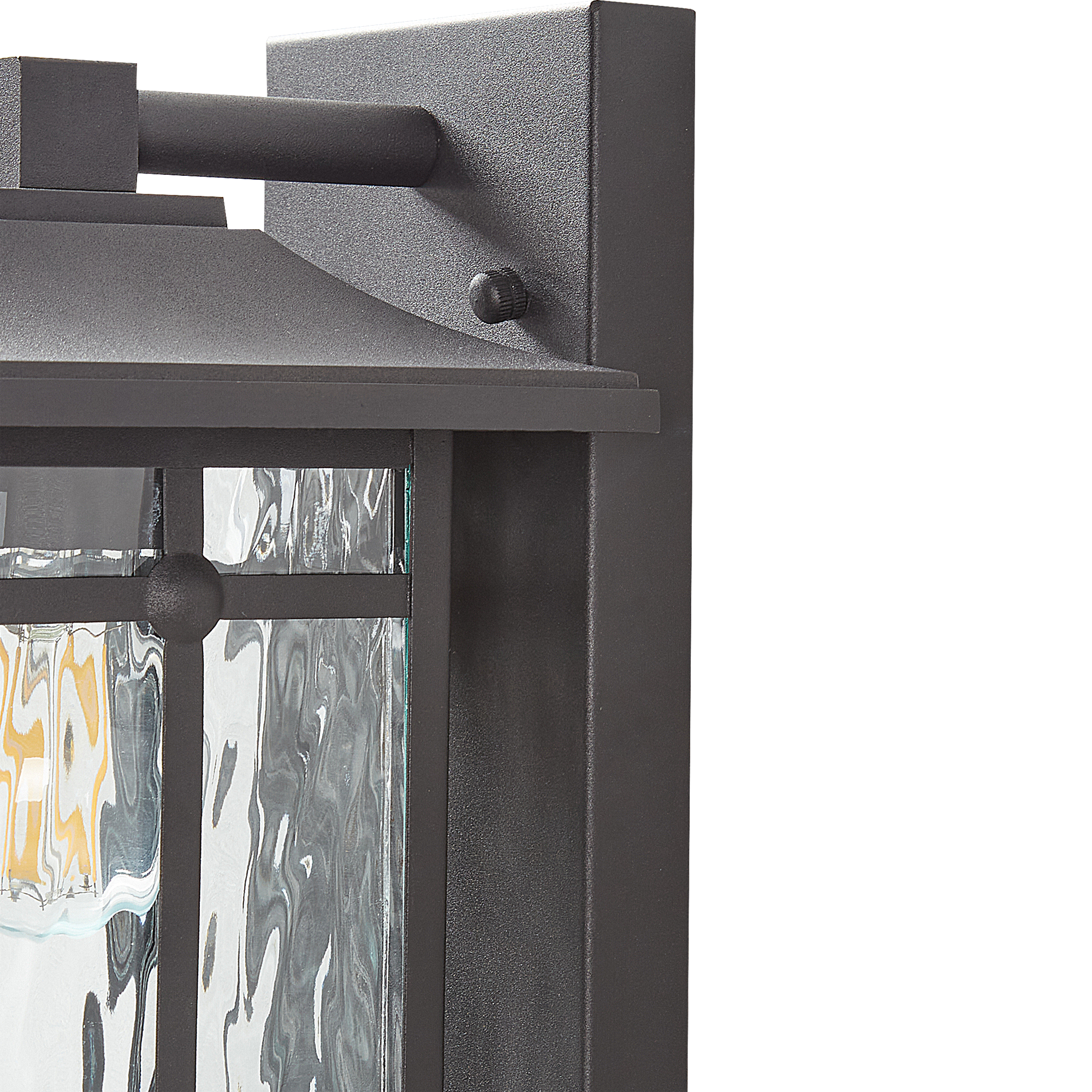 Lampe murale pour l'extérieur Métal Noir TEVIOT Beliani - Gamm vert