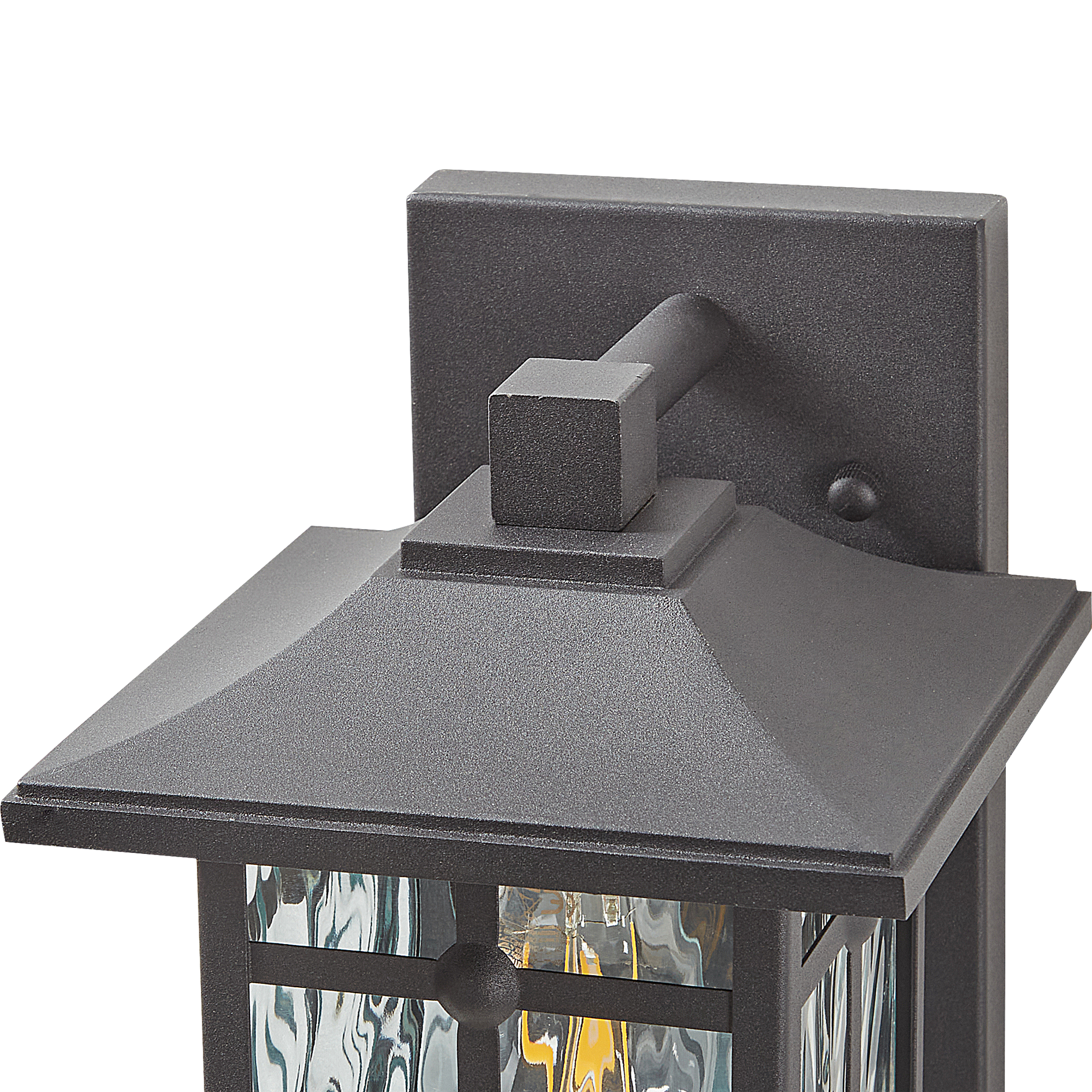 Lampe murale pour l'extérieur Métal Noir TEVIOT Beliani - Gamm vert
