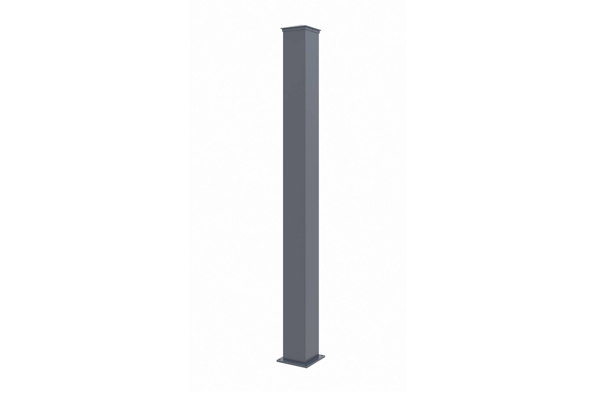 Portail battant 4 m SUNNY H.160 cm + 2 poteaux H.190 cm aluminium gris ...