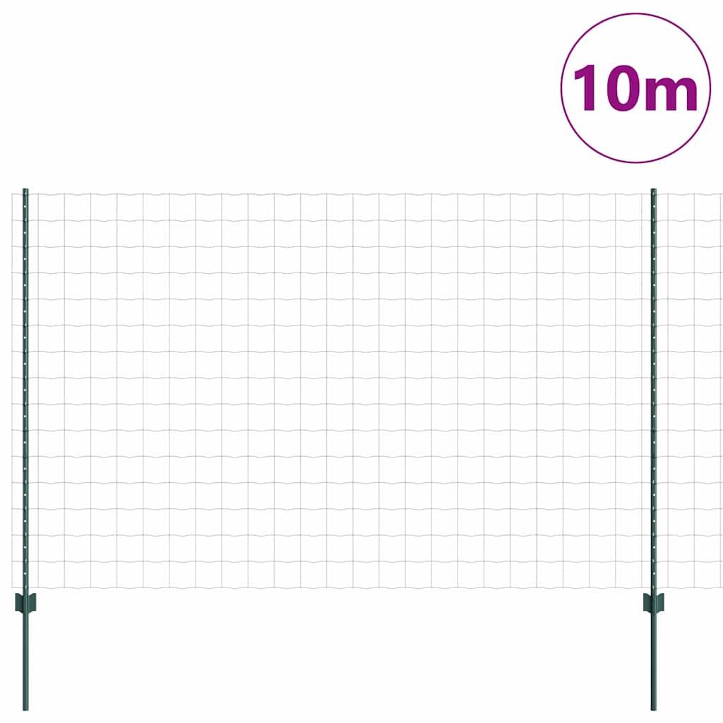 Clôture acier et PVC vert 1,6 x 10 m, Poids :13.18kg - PANGIVO - Gamm vert
