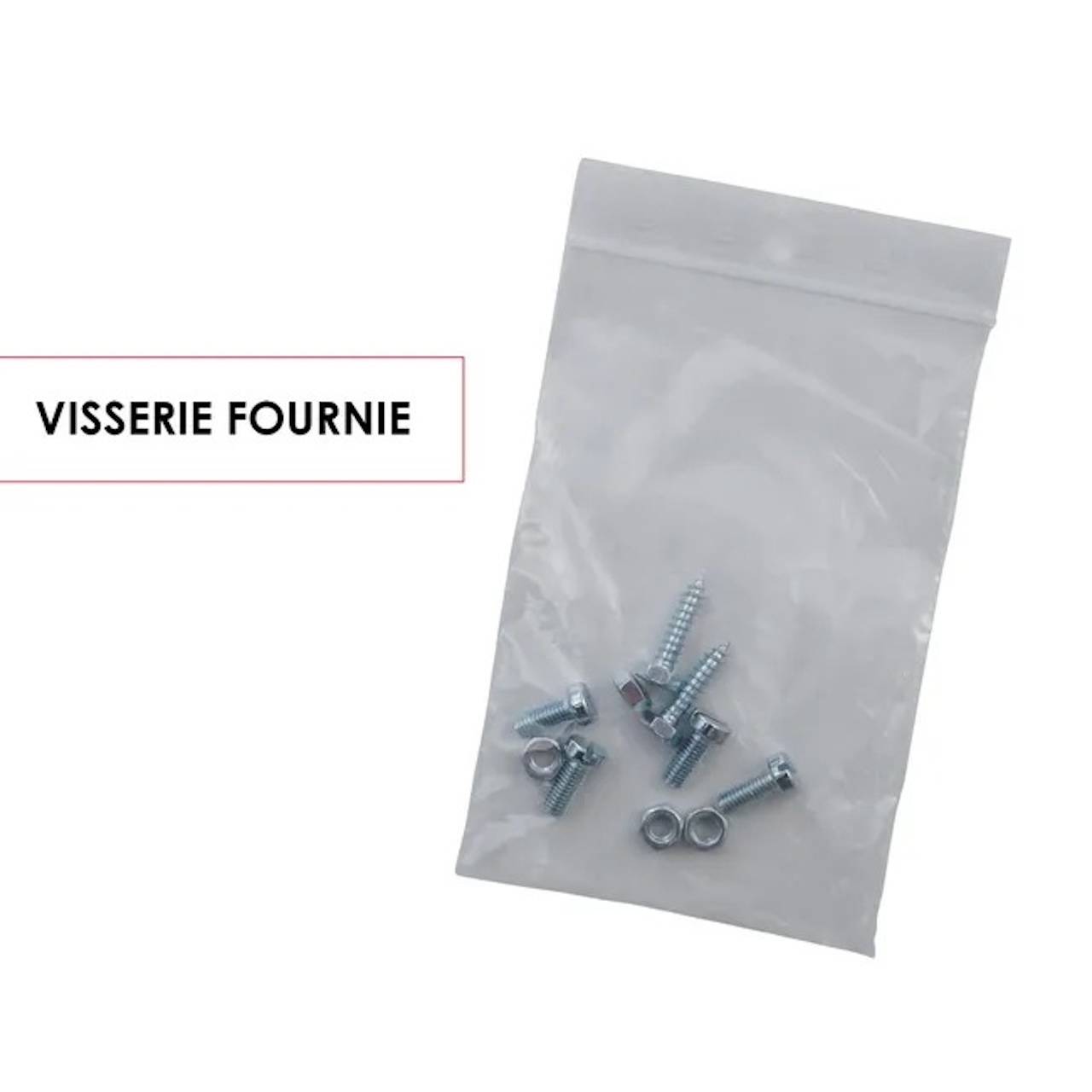 Kit de fixation - H.116 x l.33 x P.5 cm - gris - Gamm vert