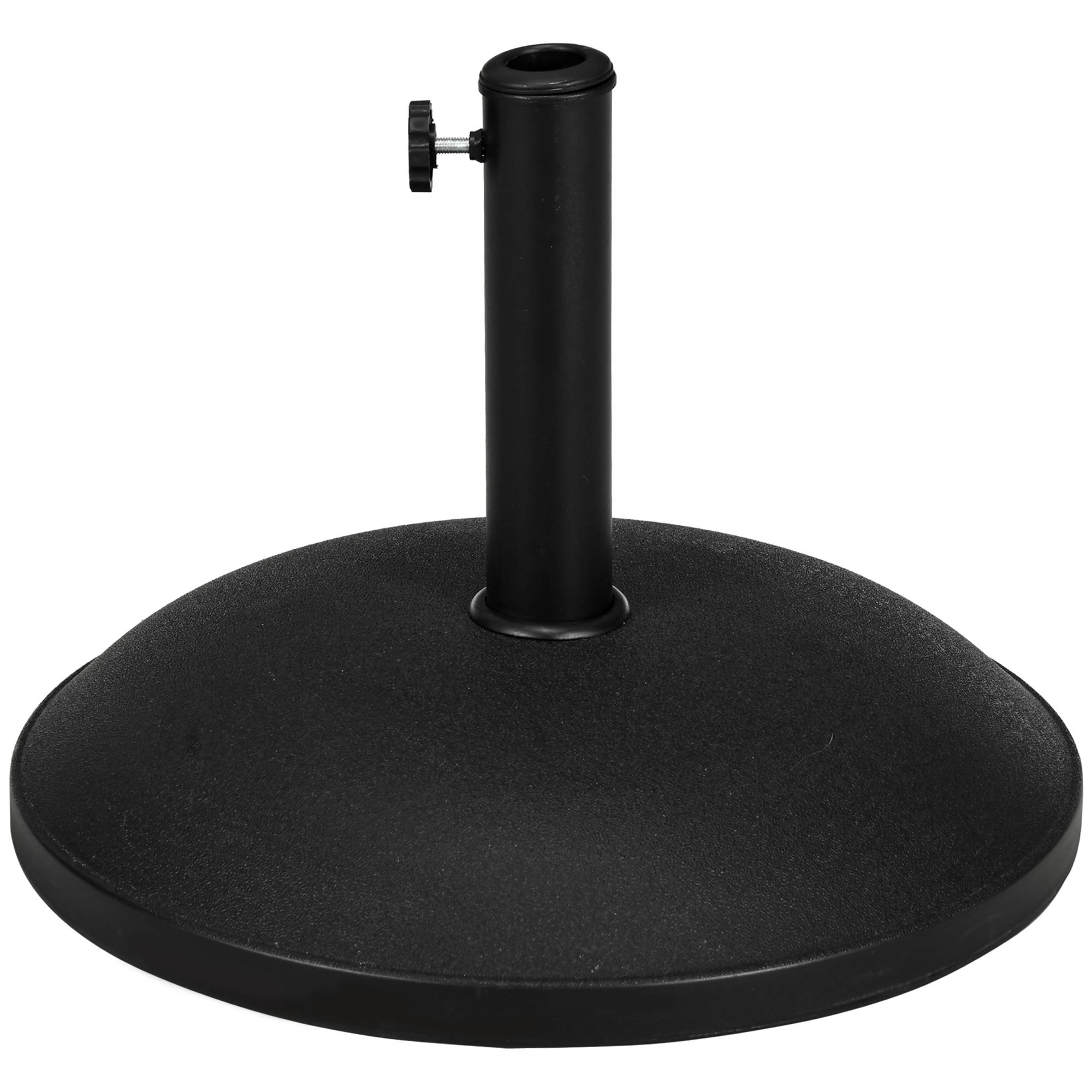 Pied de parasol rond 25 kg support parasol en ciment pour terrasse ...