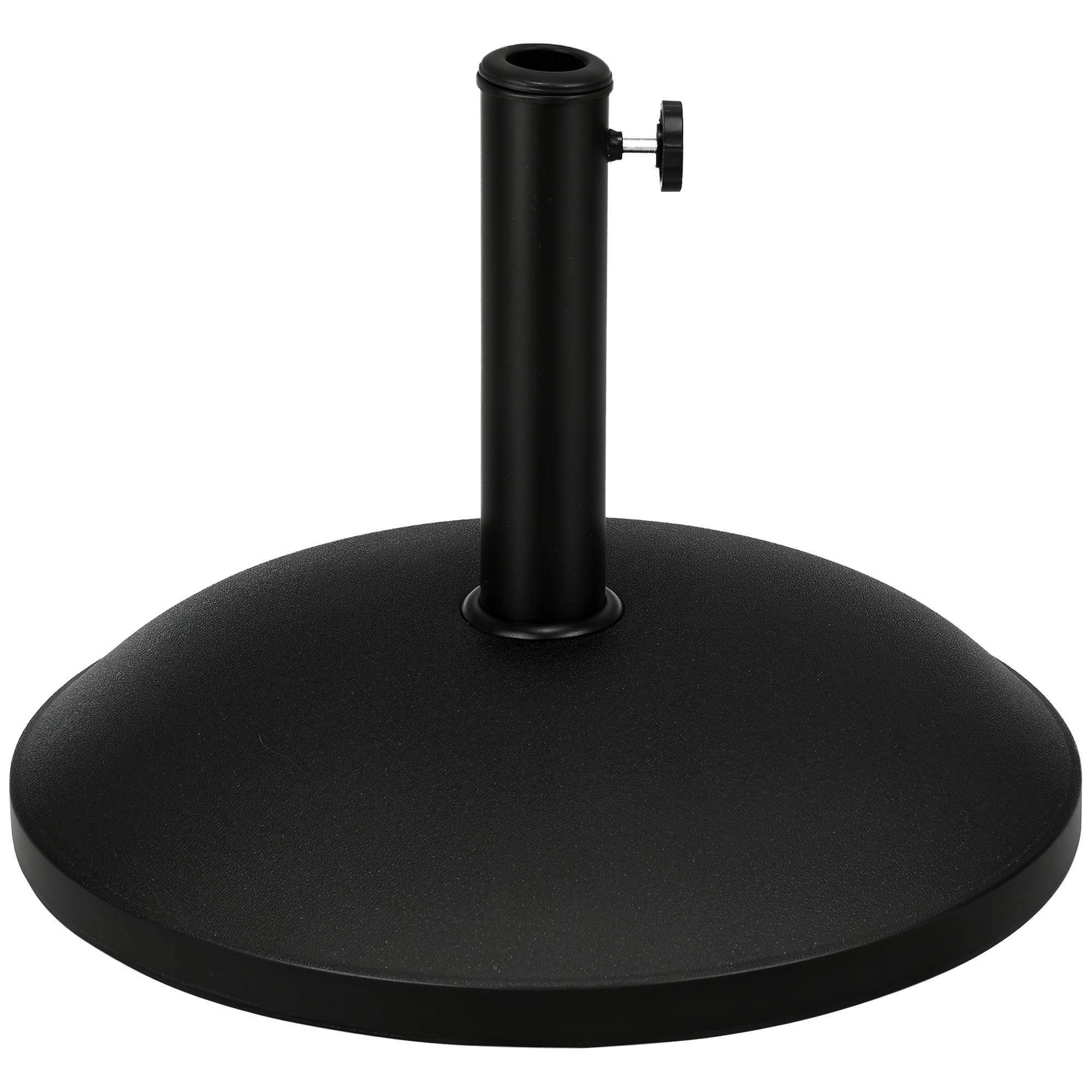 Pied de parasol rond 25 kg support parasol en ciment pour terrasse ...