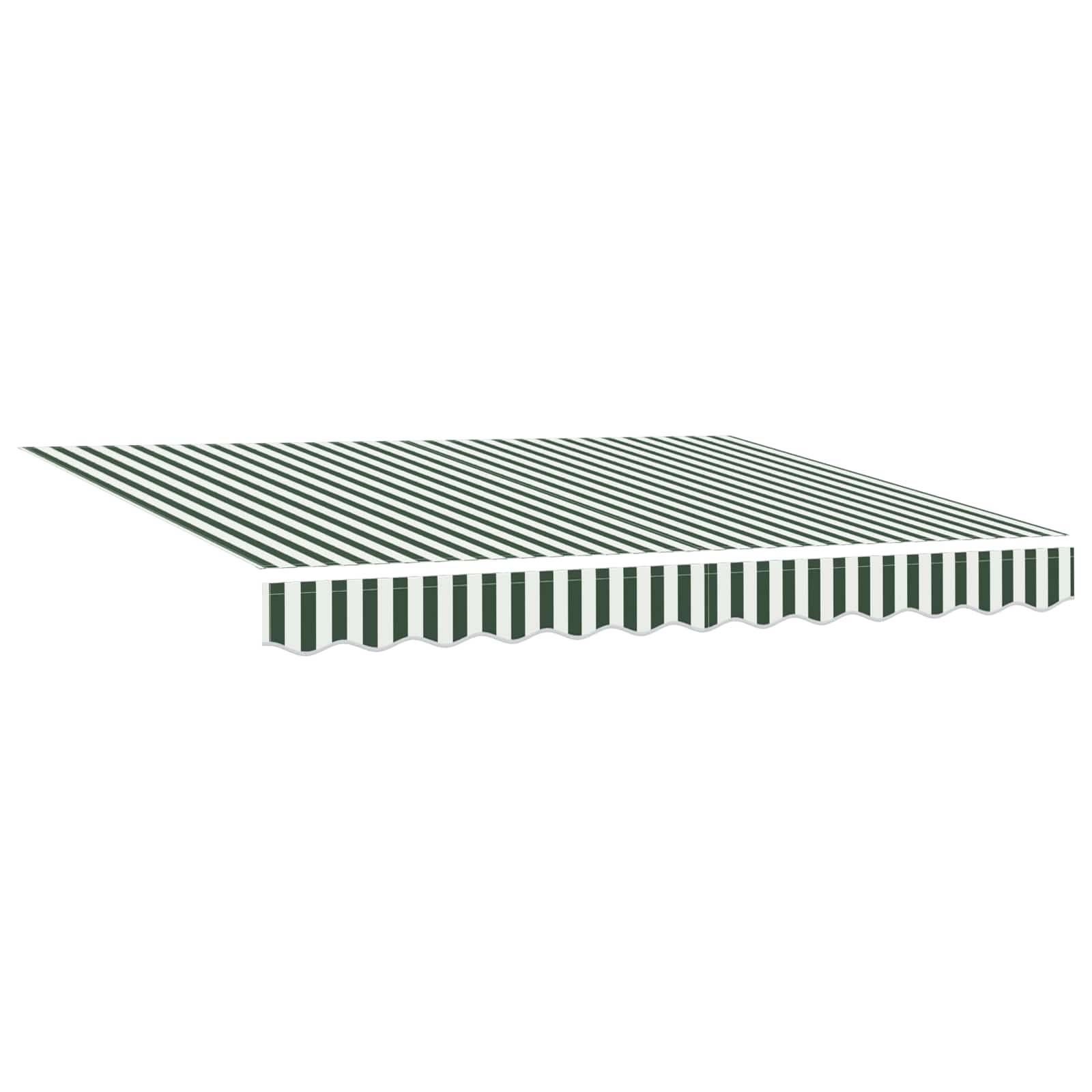 Store rétractable électrique polyester vert et blanc 3 x 2 cm, 3419131 ...