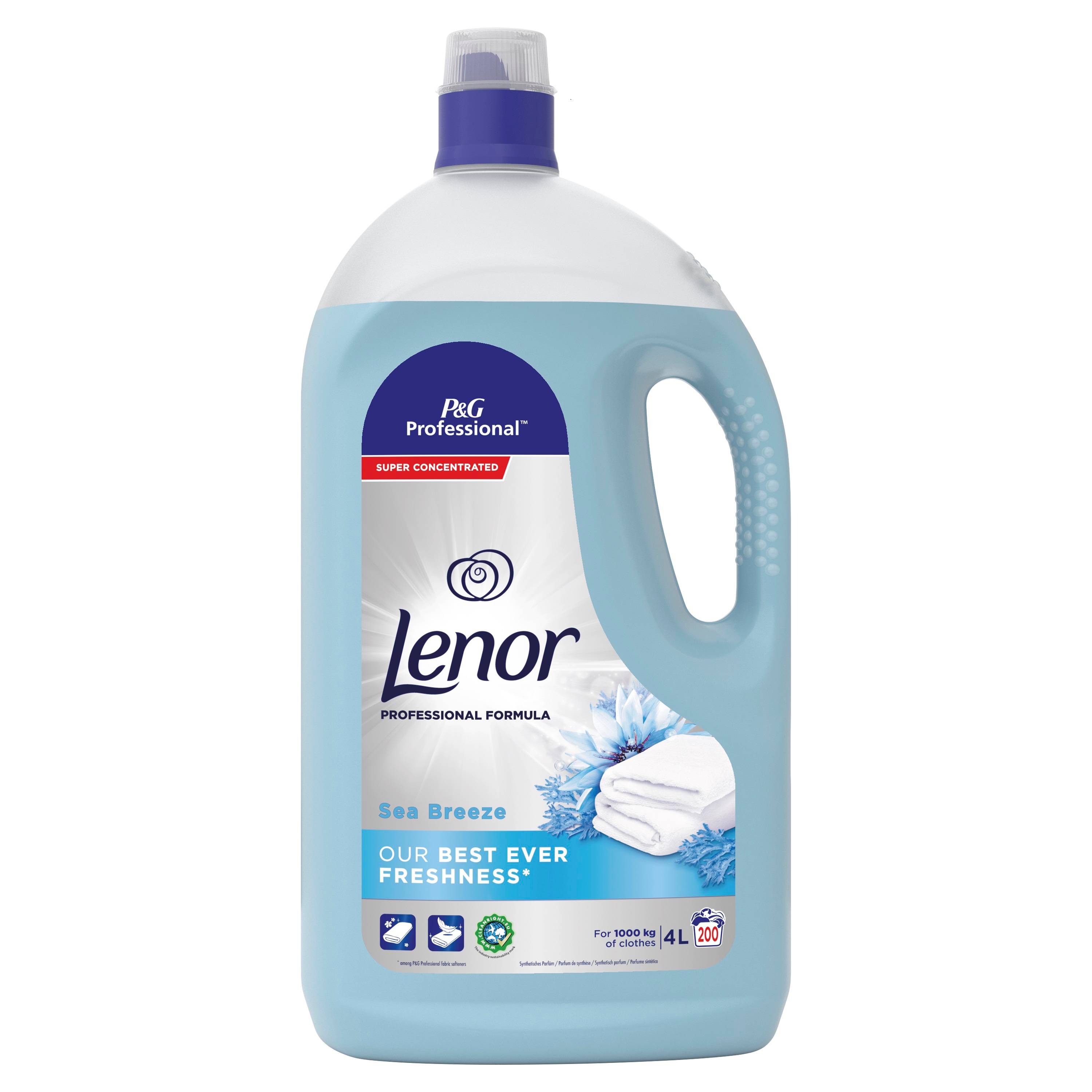 Lenor assouplissant sea breeze bidon de 4L - Lot de 6 - Procter ...