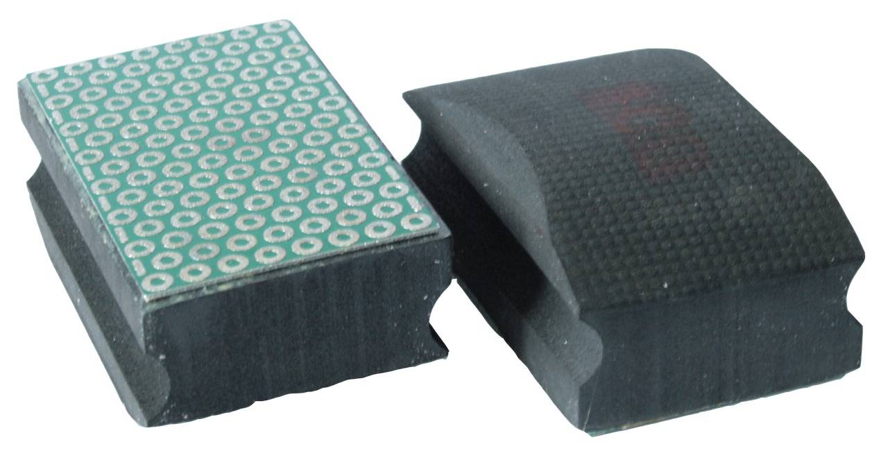 Tampon de ponçage manuel - modèle Bakélite K100 - fixation M14 - Ø100 x ...