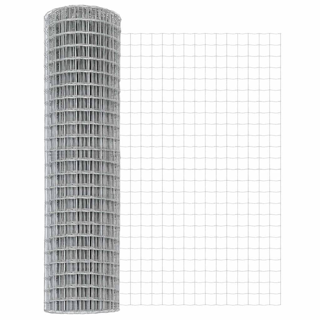 Clôture Acier PVC Argenté 1,2 x 10 m - PANGIVO - Gamm vert