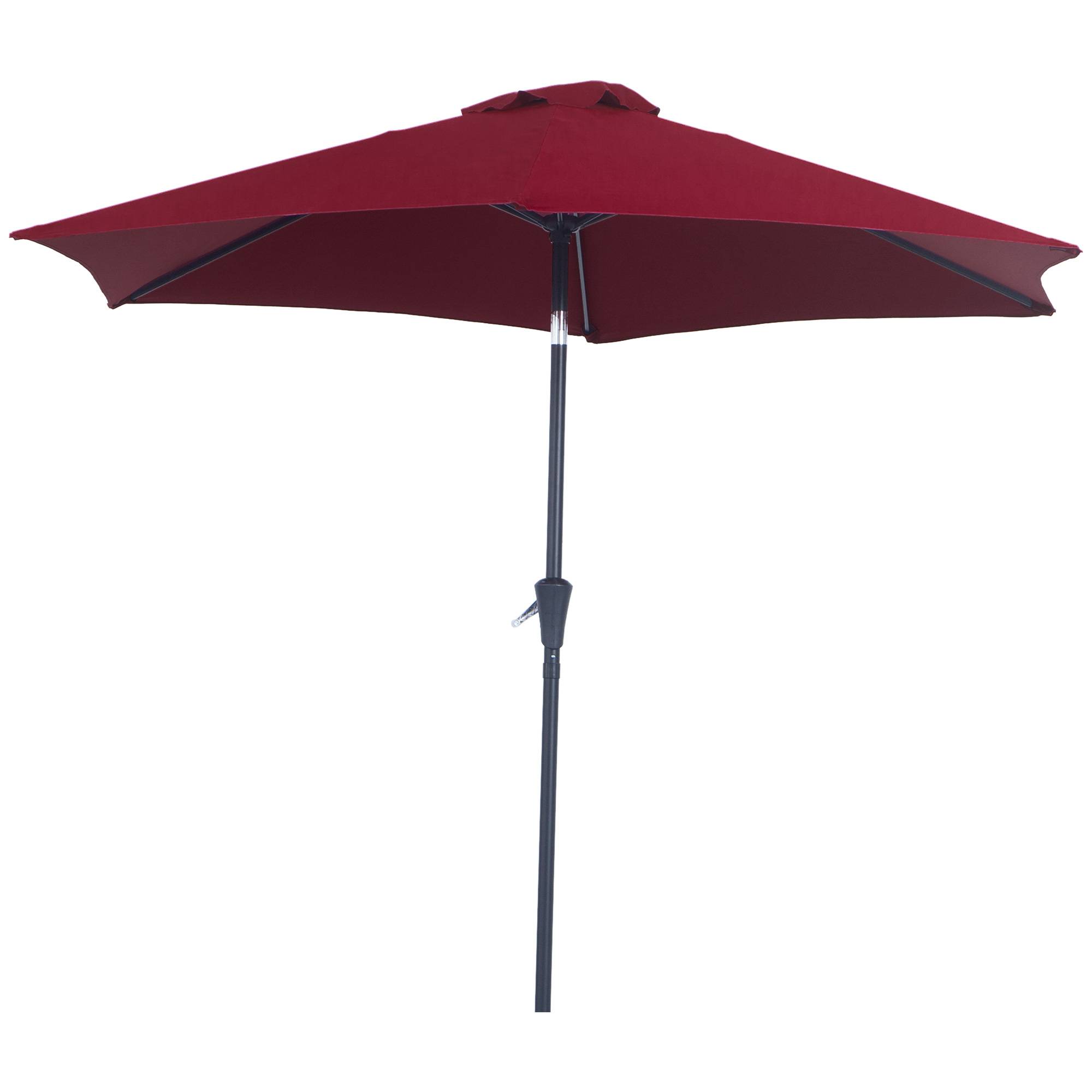 Parasol de jardin Métal Rouge vineux 260x260x235 cm - Gamm vert