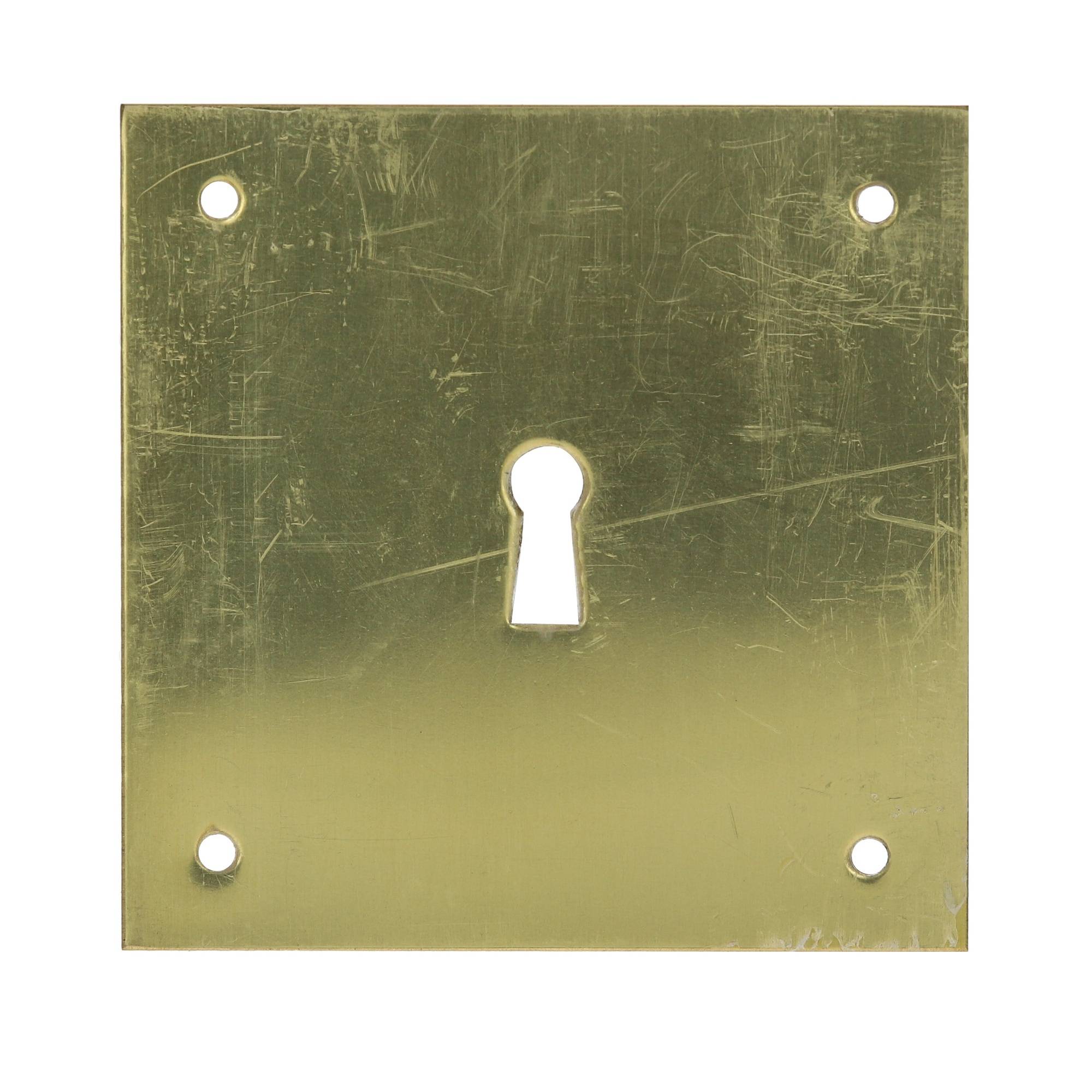 Plaque de propreté laiton poli clé L 65x65mm - HERACLES - 251452-CLEL ...