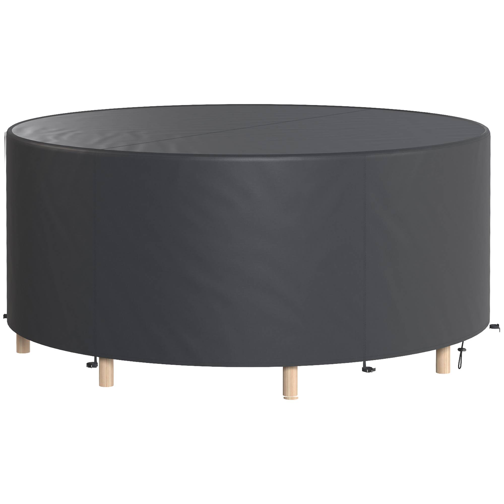 Housse table ronde jardin Oxford 420D extérieur imperméable coupe-vent ...