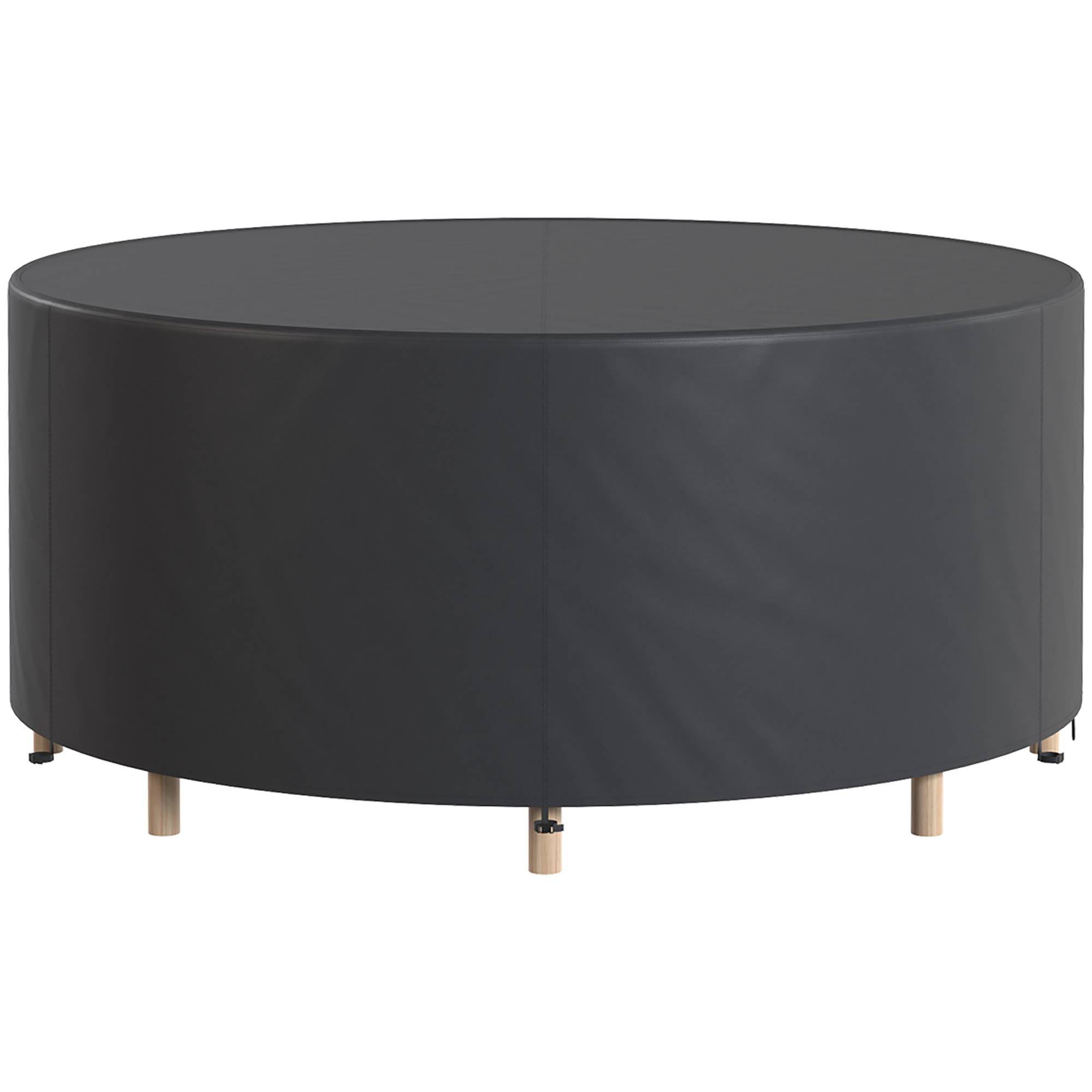 Housse table ronde jardin Oxford 420D extérieur imperméable coupe-vent ...