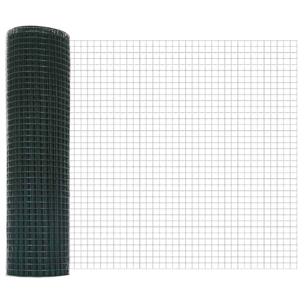 Poteau de clôture acier PVC vert 1000 x 3.2 x 60 cm, Poids :9.94kg ...