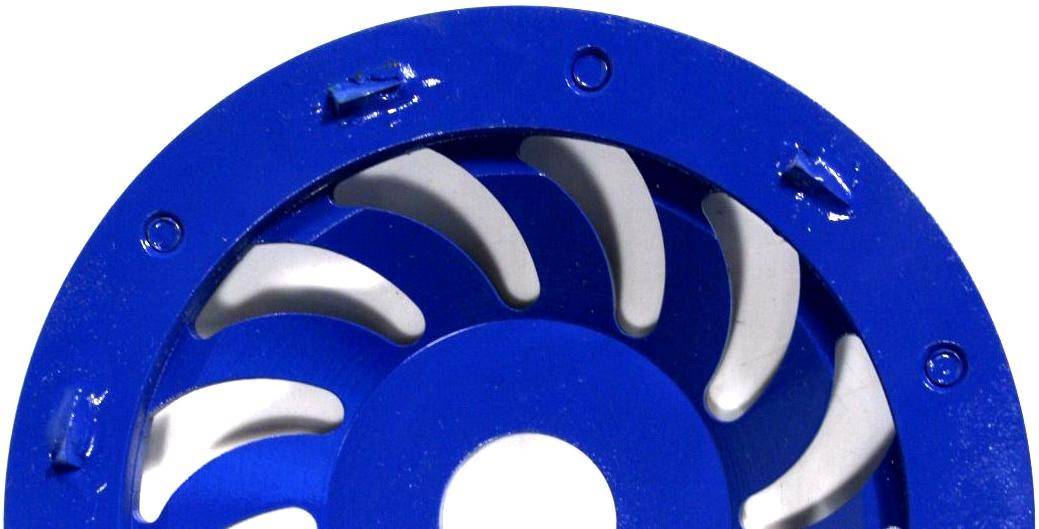 Plateau de ponçage diamant PKD - segmentation pointue - Ø 180 mm - Gamm ...