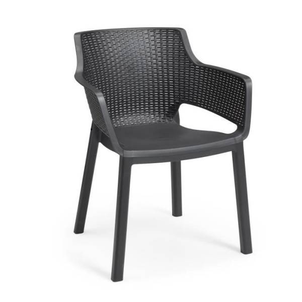Lot de 6 fauteuils de jardin - Allibert by KETER - EVA - En résine ...