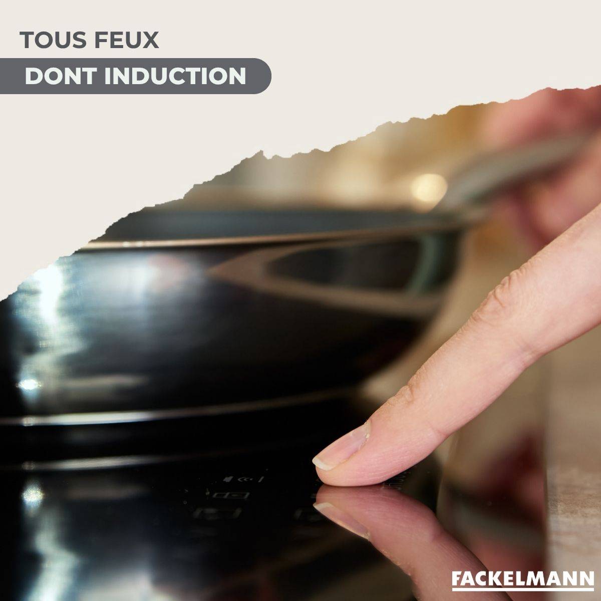 Lot de 3 Poêles 20/24/28cm et 3 Faitouts 16/20/24cm Fackelmann Généva ...