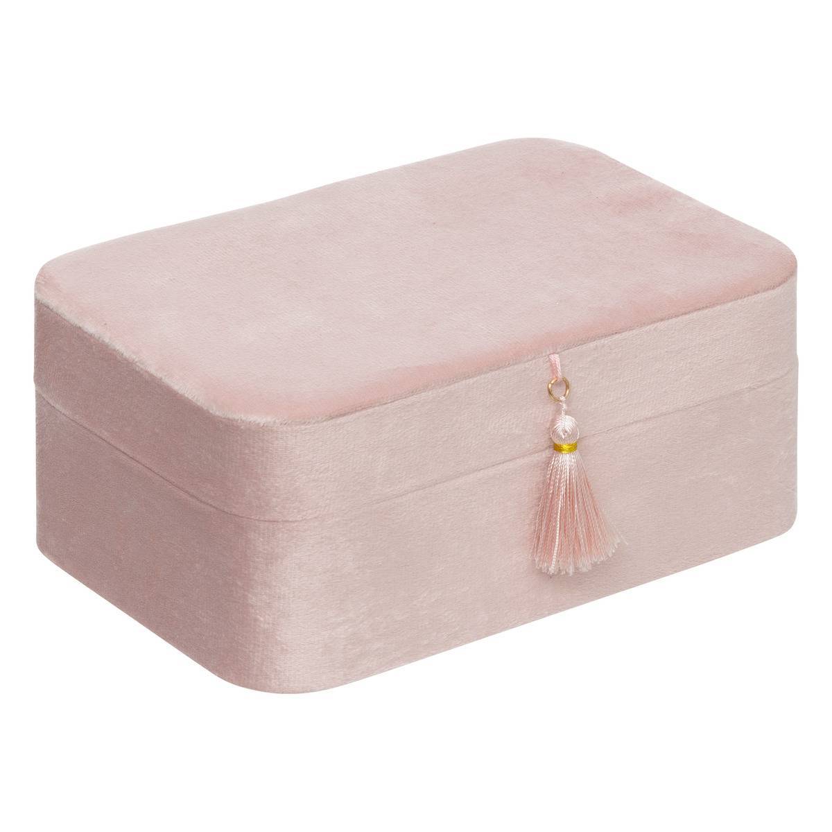 Boîte à bijoux en velours rose ATMOSPHERA CREATEUR D'INTERIEUR - Gamm vert