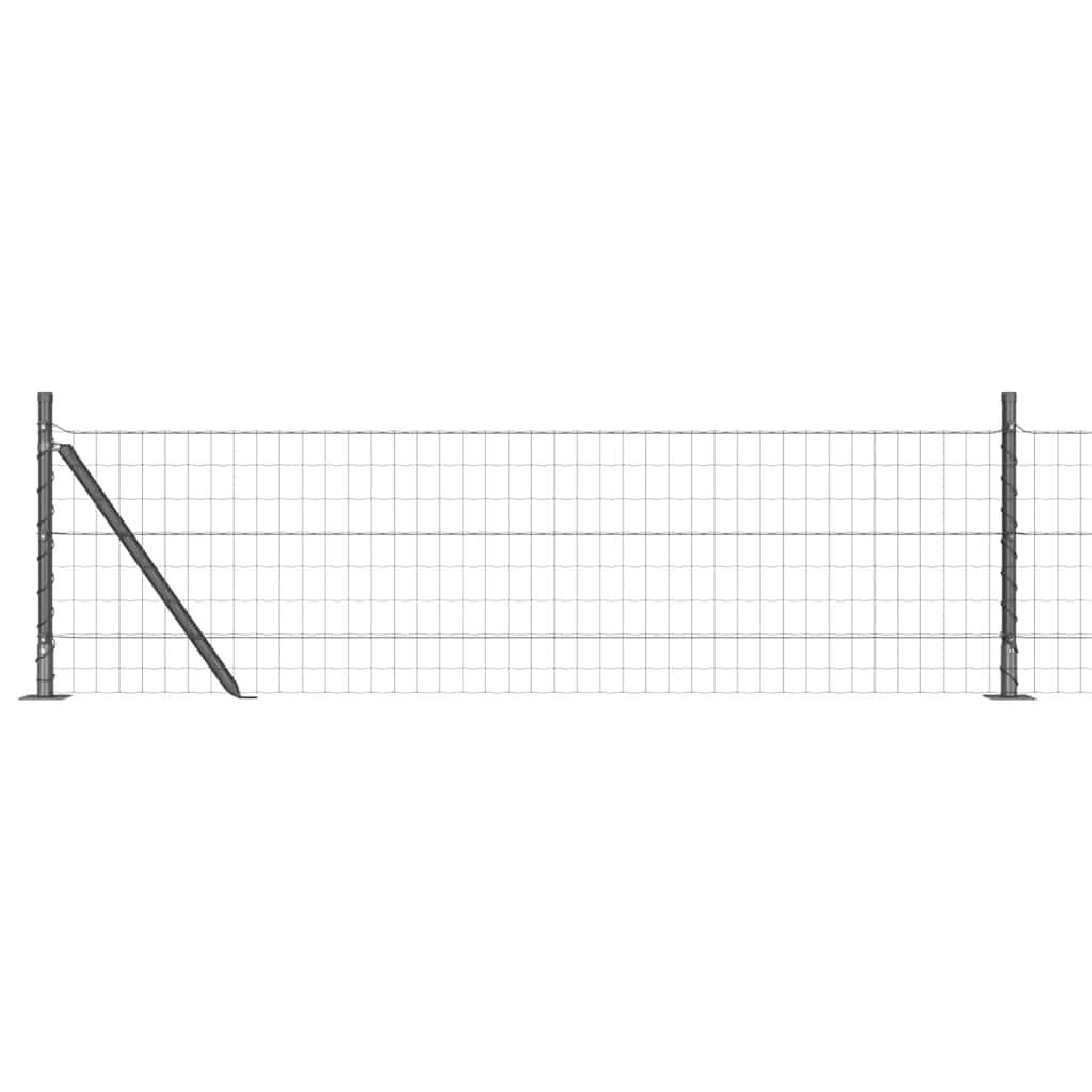 Clôture Acier et PVC Gris 0,6 x 50 m, Poids :50.23kg - PANGIVO - Gamm vert