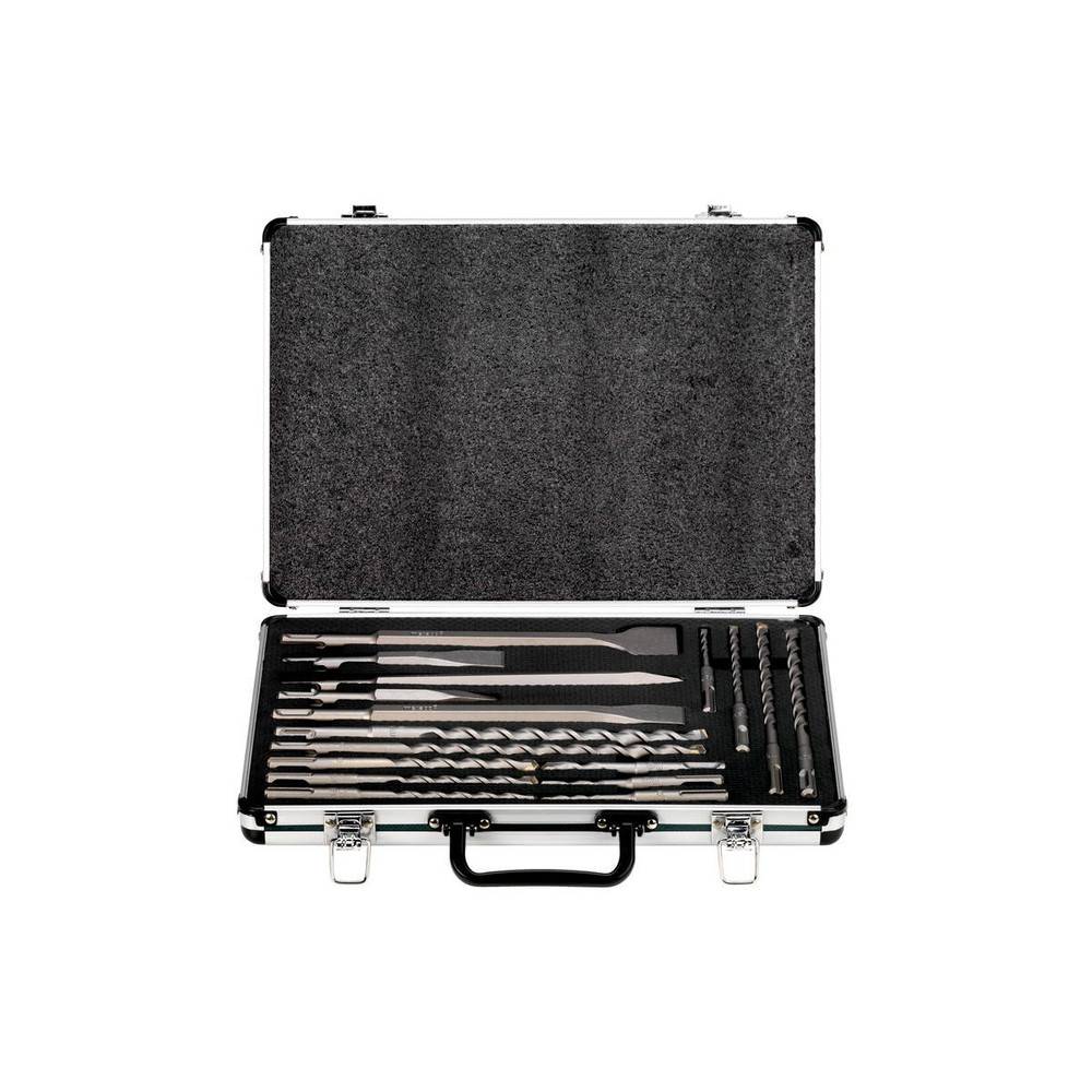 Coffret alu 17 Forets/Burins SDS-Plus SP - Gamm vert