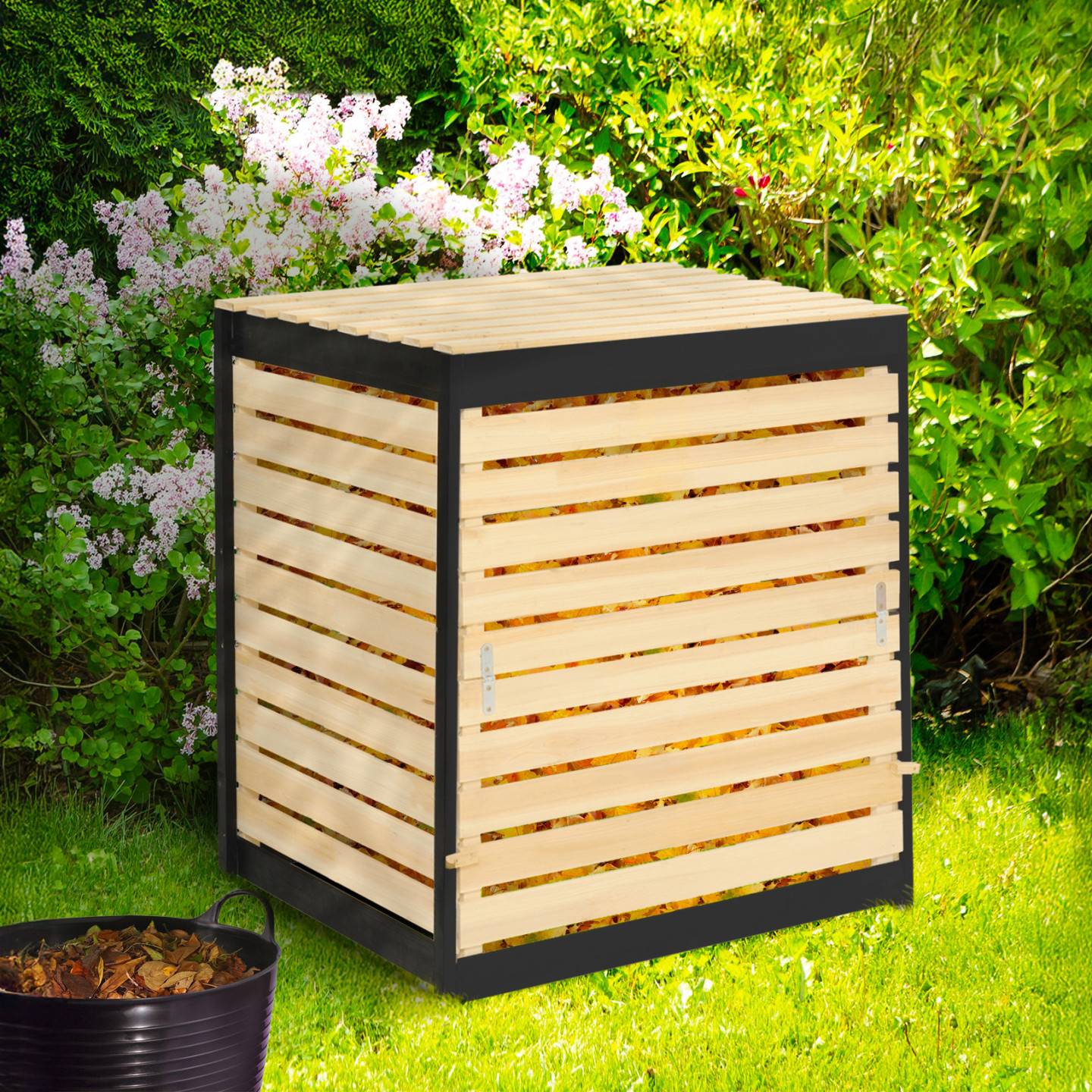 Bac de compostage en bois 500L - Gamm vert