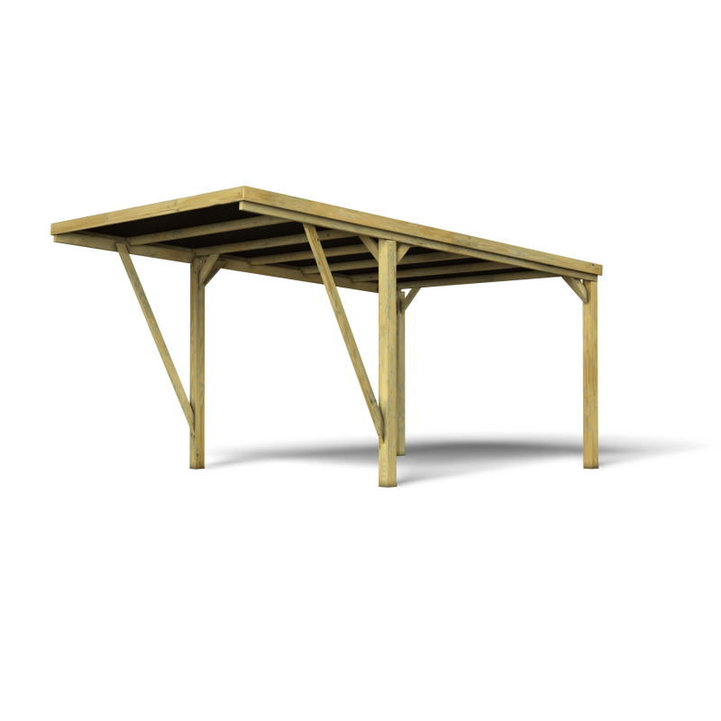 Carport VICTOR MODERN - Forest Style - Gamm vert