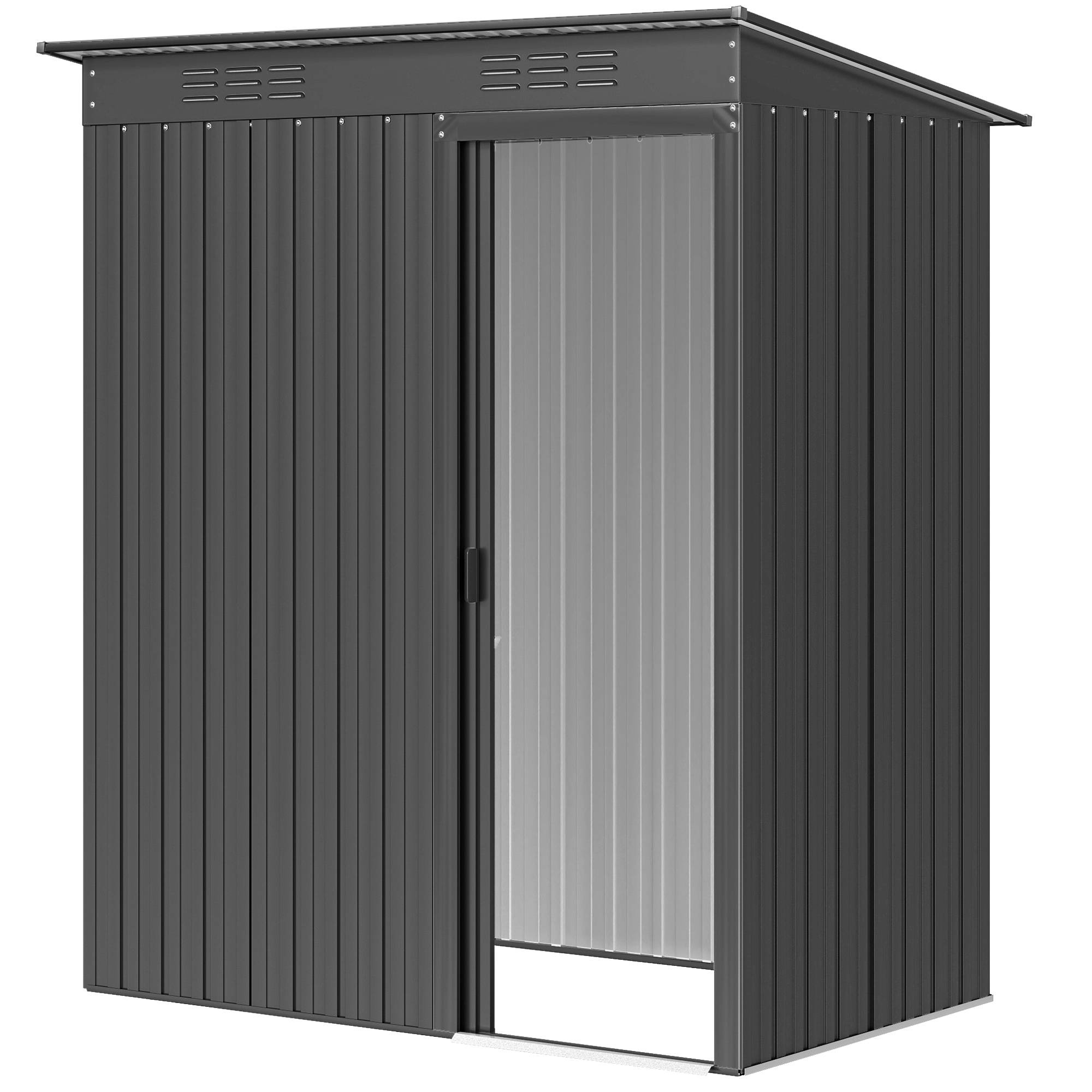 Abri de jardin en métal 1,37 m², cabane de jardin, 2 paires de gants ...