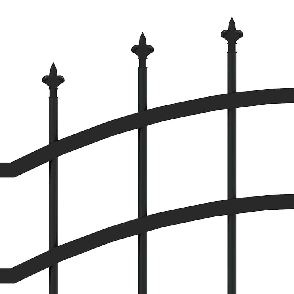 Clôture de jardin acier noir 240 x 150 cm - PANGIVO - Gamm vert