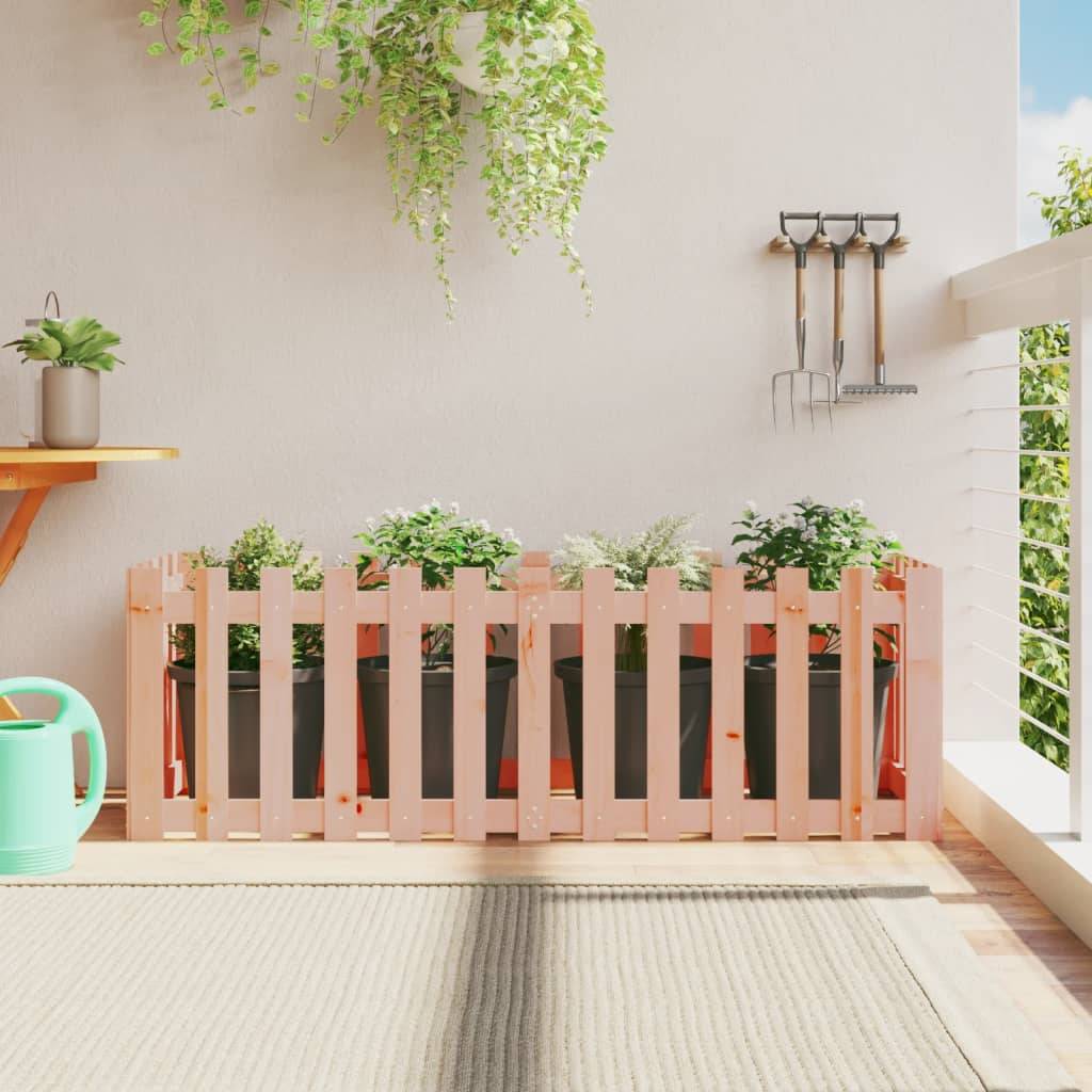 Carré potager surélevé en bois de Douglas massif durable 150x50x50cm ...