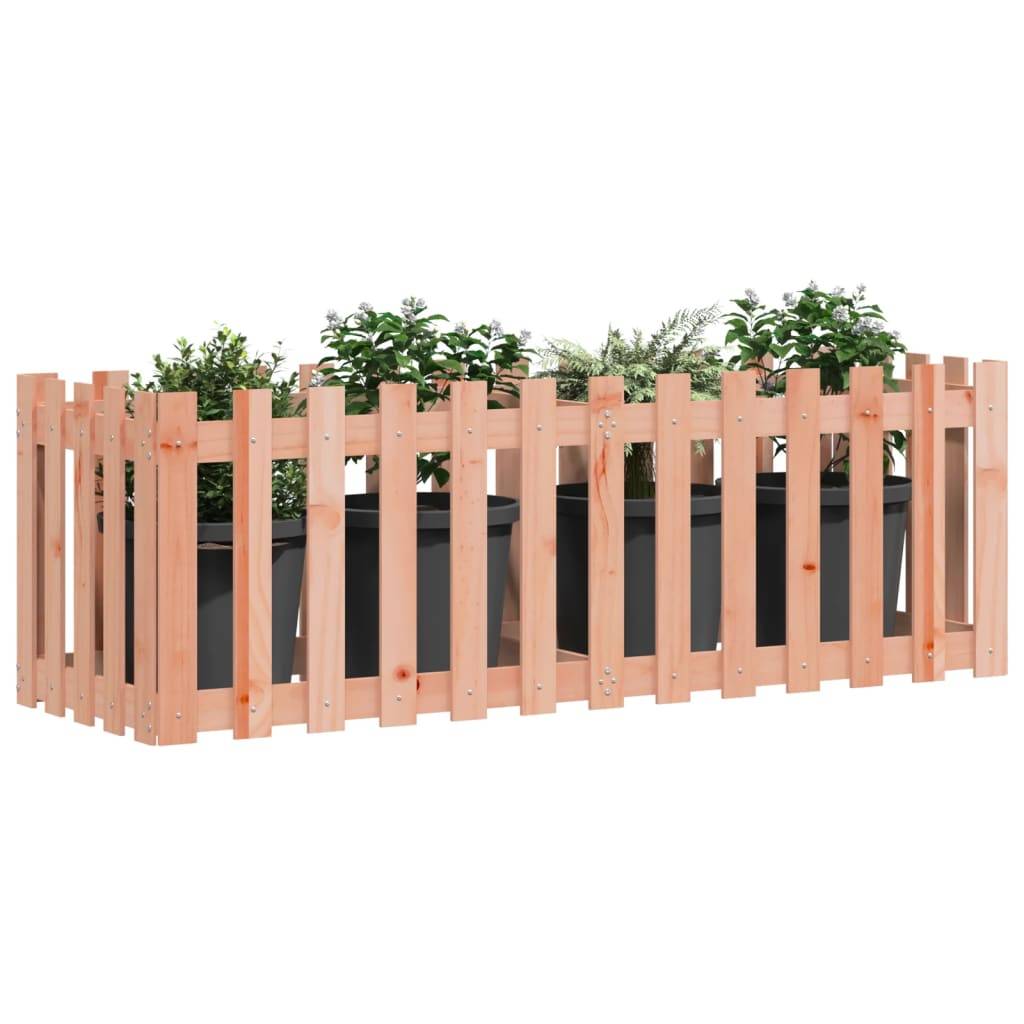 Carré potager surélevé en bois de Douglas massif durable 150x50x50cm ...